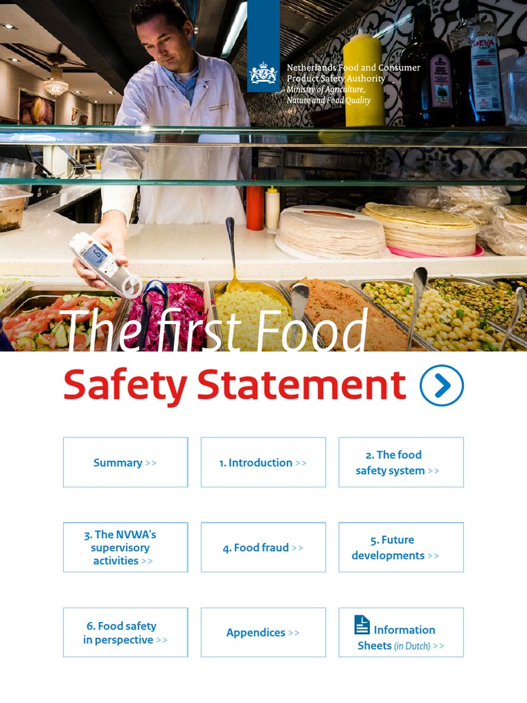 Food Safety Statement | PDF | Food Safety | Foods