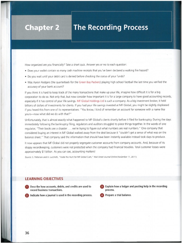 Accounting Principles - Chapter 2 | PDF