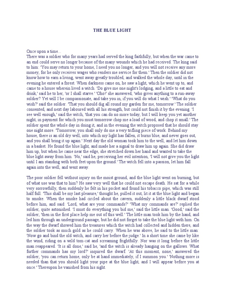 The Blue Light | PDF