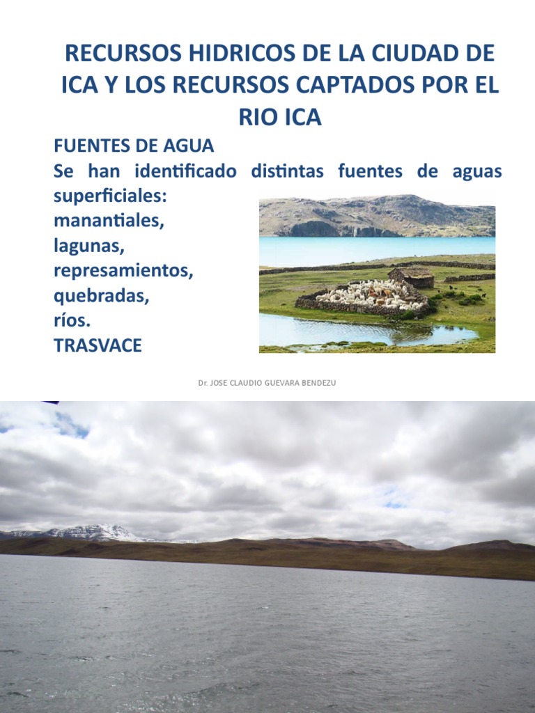 Cuenca Del Rio Ica | PDF | Agua subterránea | Agua
