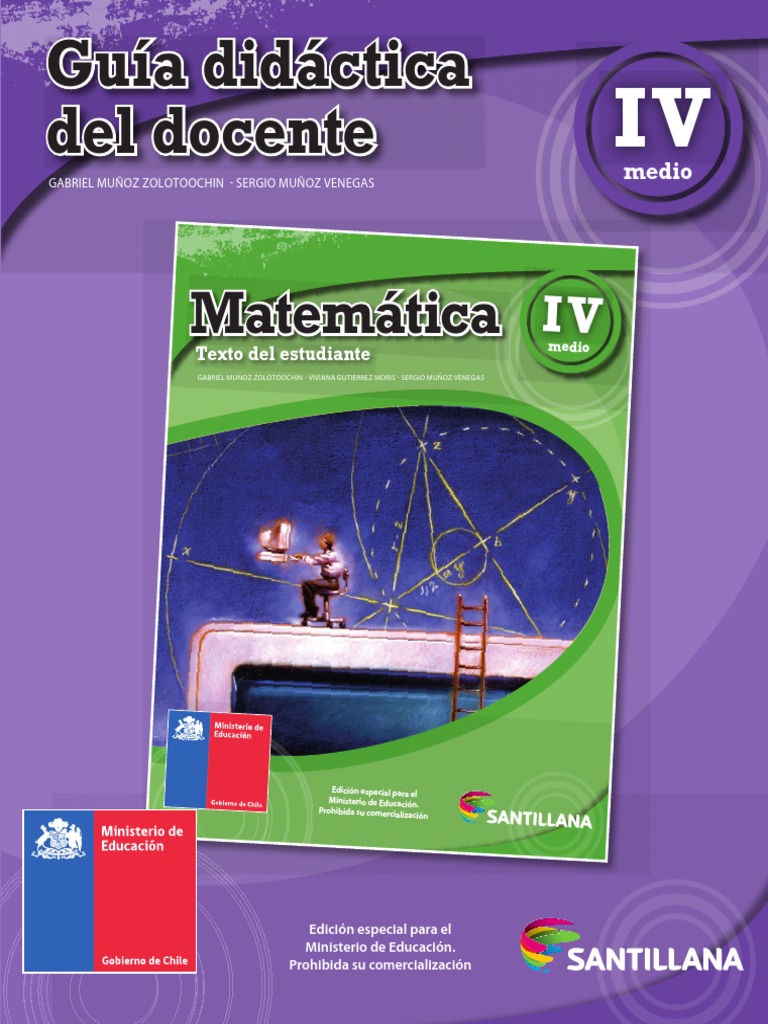 Matemática 4º Medio - Guía Didáctica Del Docente - PDF Versión 1 | PDF ...
