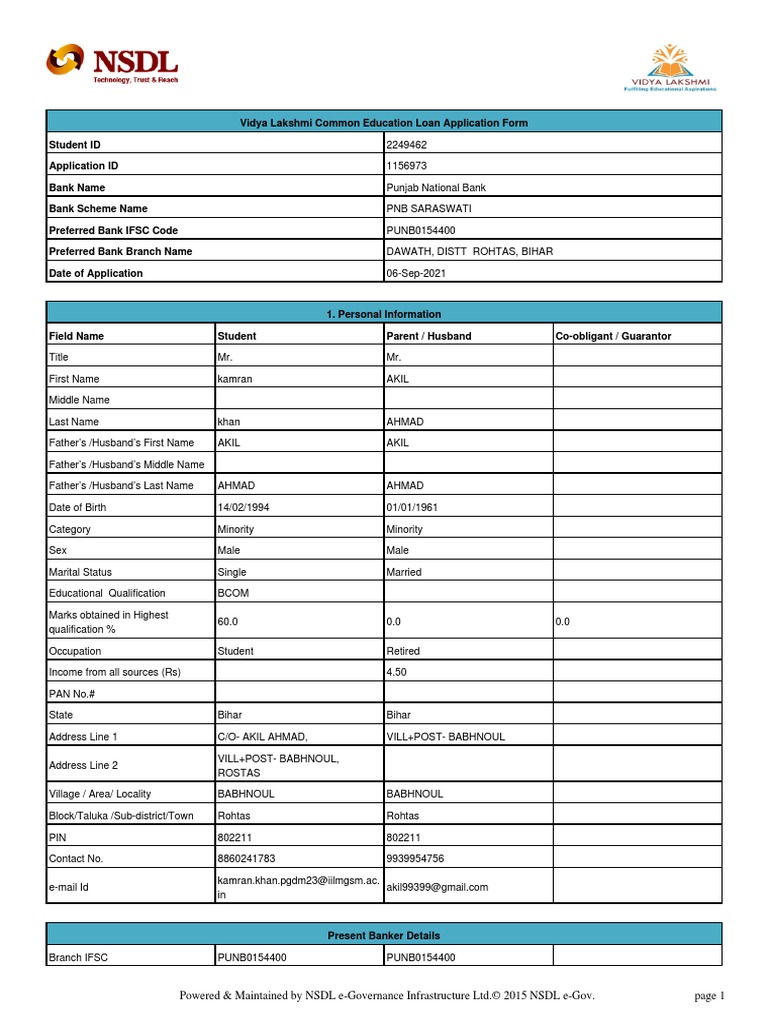 Powered & Maintained by NSDL E-Governance Infrastructure LTD.© 2015 ...