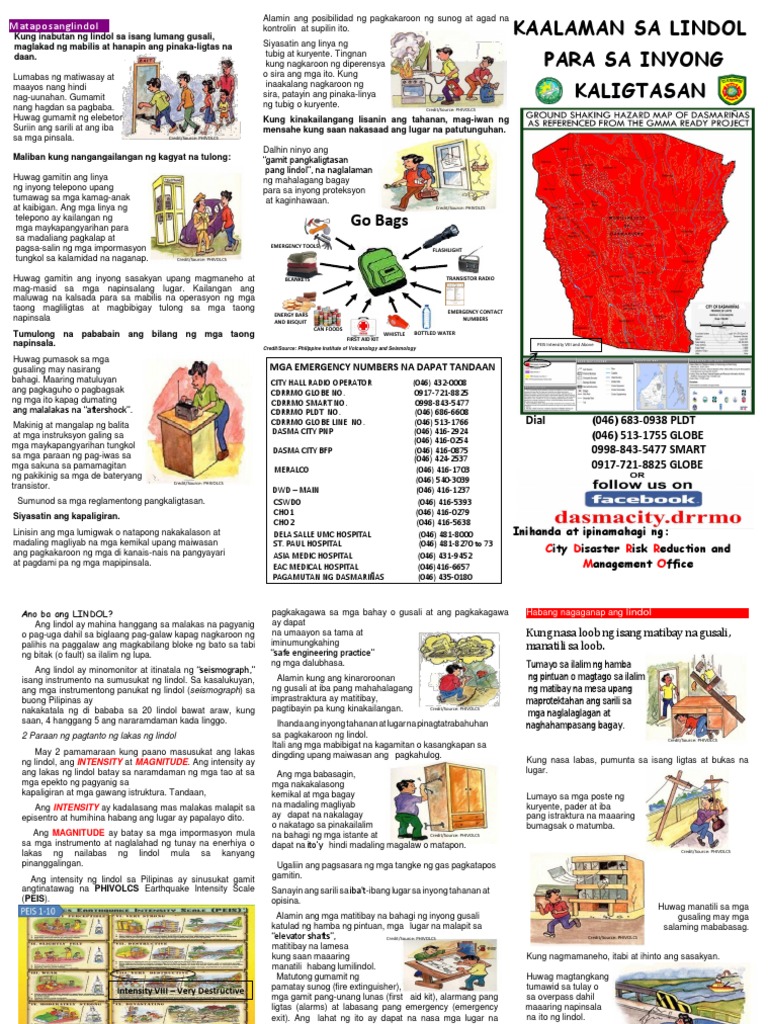 Earthquake (Tagalog) | PDF