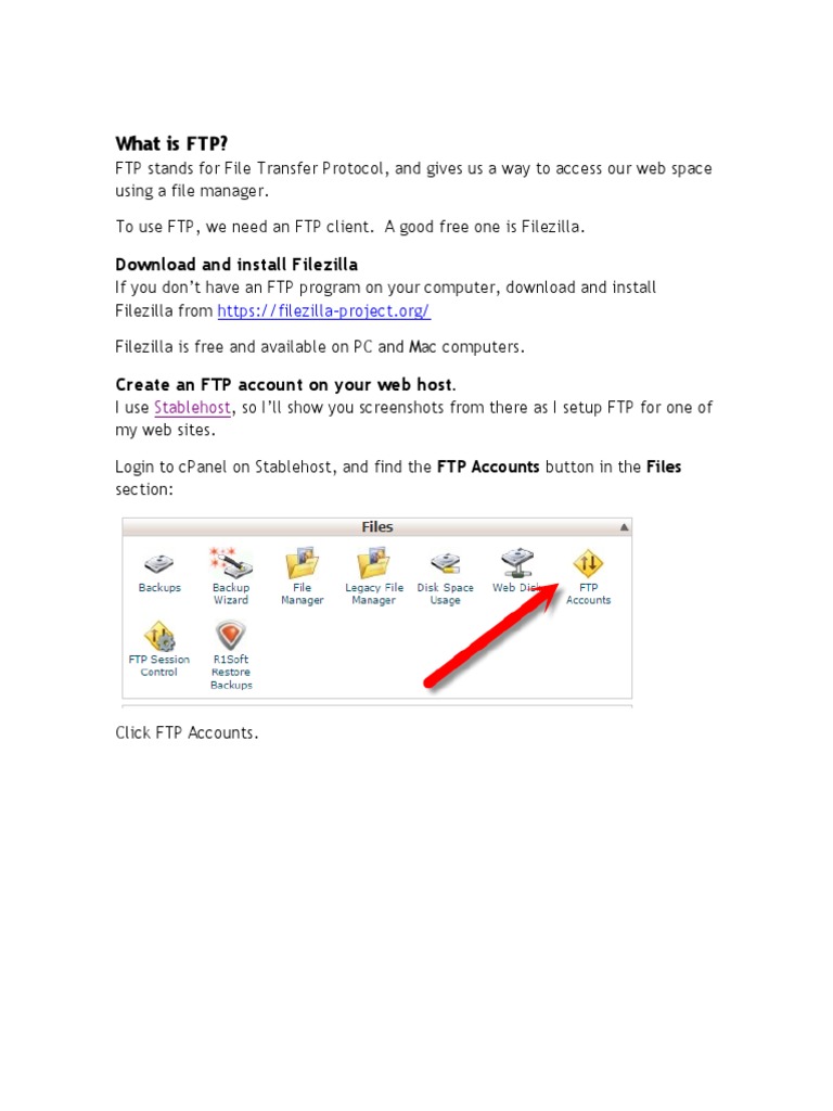 Setting Up FTP For Everyone | PDF | File Transfer Protocol | Internet ...