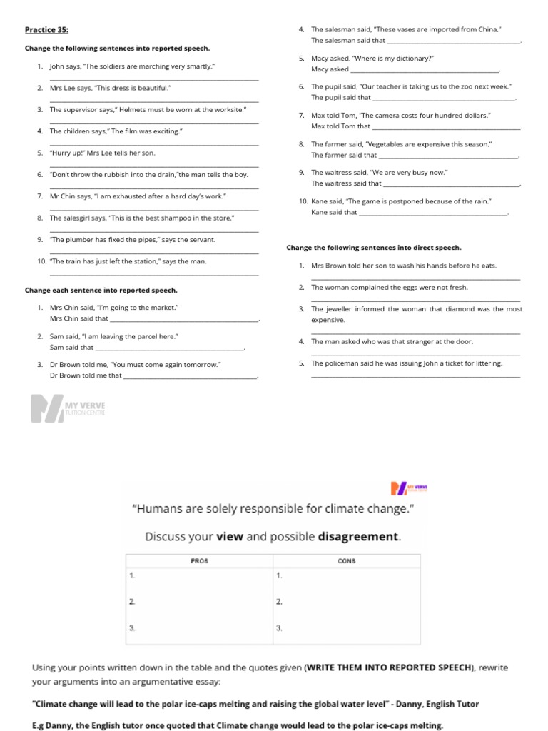 (Practice 35) O-Level Grammar | PDF
