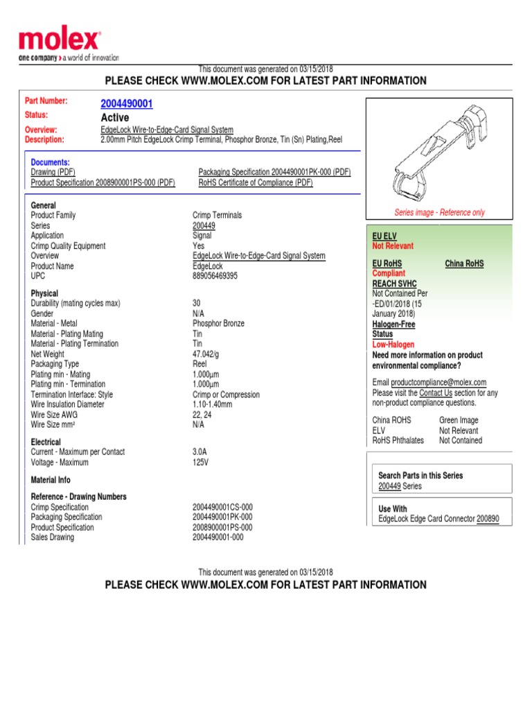 Part Number: Status: Overview: Description:: Documents | PDF ...