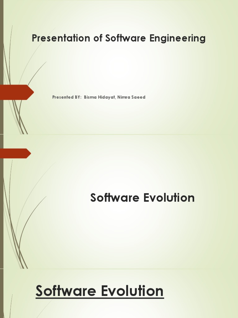 Presentation of Software Engineering: Presented BY: Bisma Hidayat ...