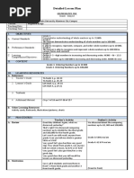 Lesson Plan in Mathematics 3 (First Quarter) Lesson 5 I. Objective II ...