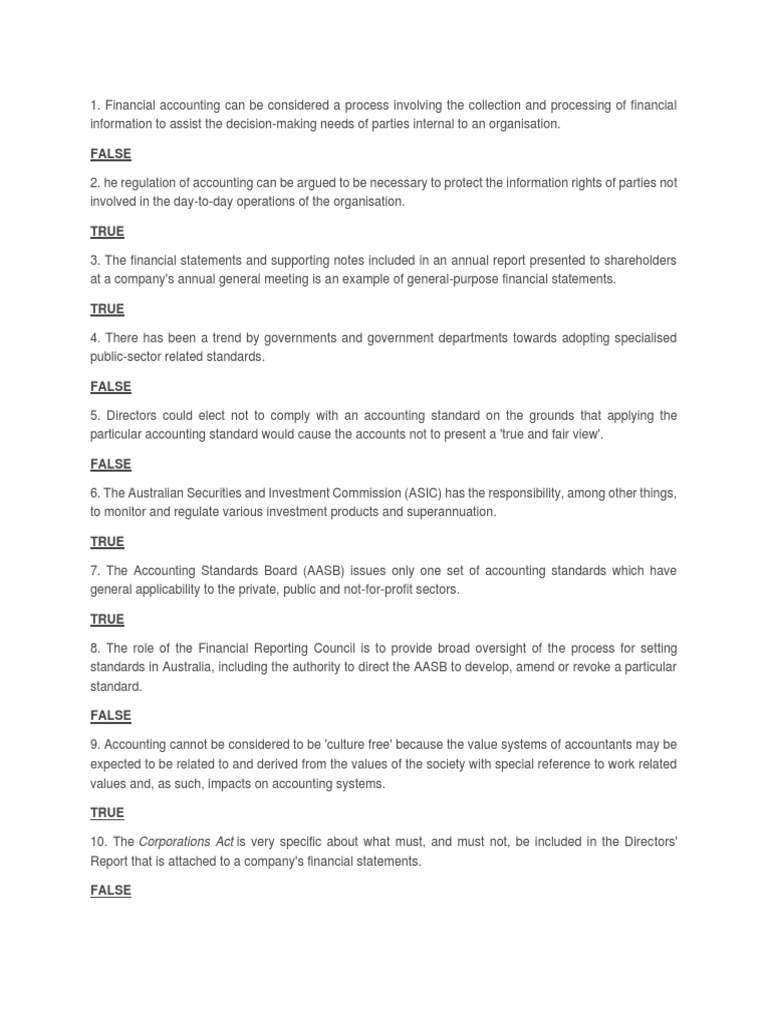 Accounting Test Bank - 1 | Download Free PDF | International Financial ...