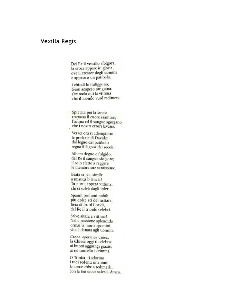 Vexilla Regis | PDF