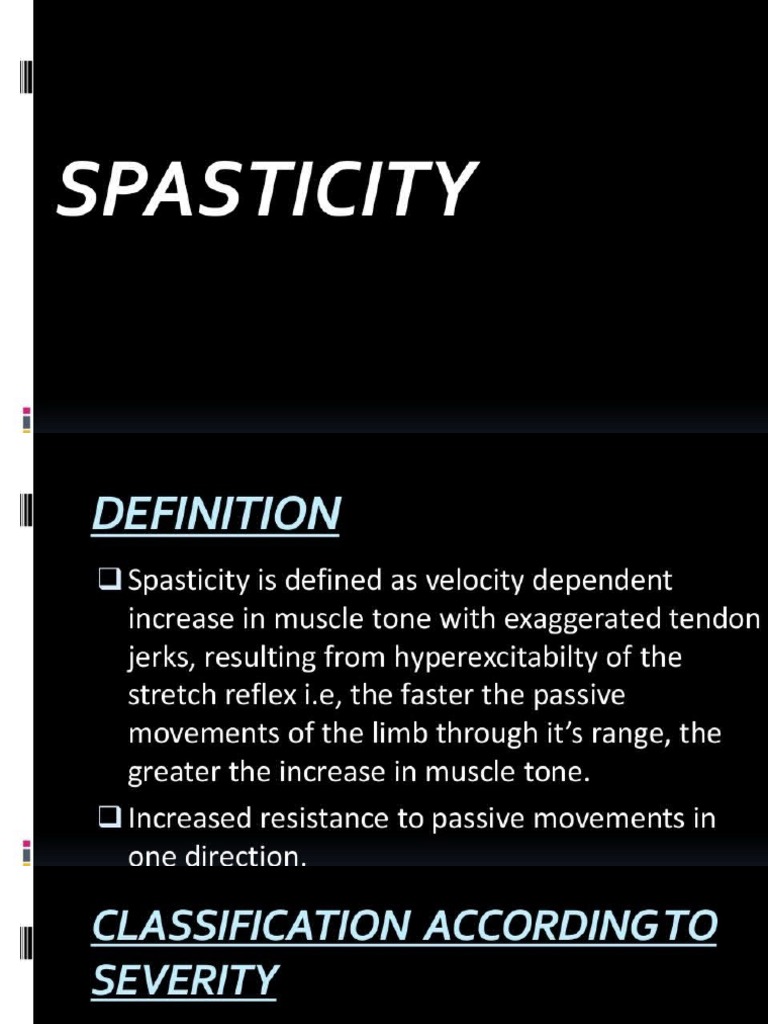 Spasticity & Modified Ashworth Scale | PDF