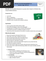 First Aiders List Template Blank | PDF