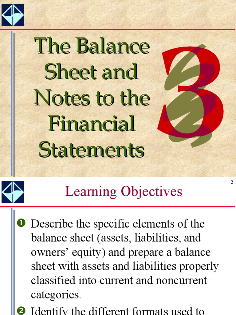 Balance Sheet And Notes _ Balance Sheet: In-Depth Explanation with ...