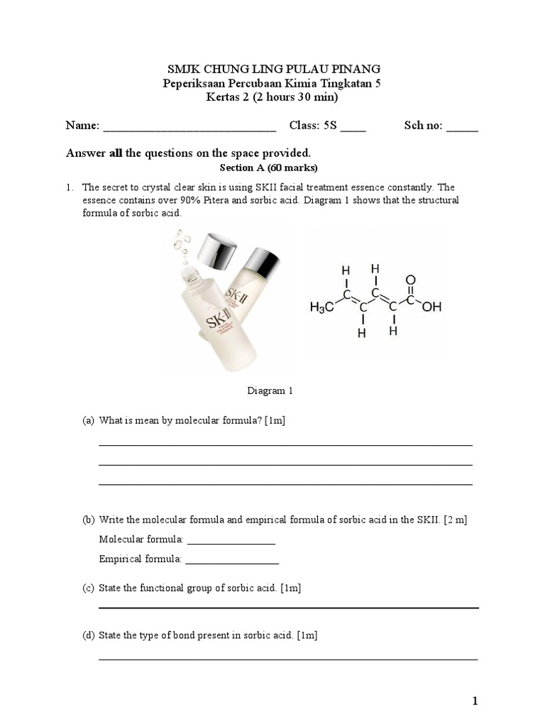 2019f5s9ex7chemistry 2 | PDF | Redox | Salt (Chemistry)