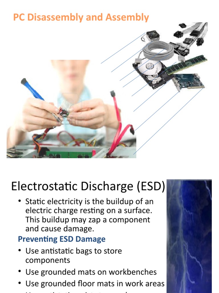 PC Disassembly and Assembly | PDF | Electrostatic Discharge | Computer ...