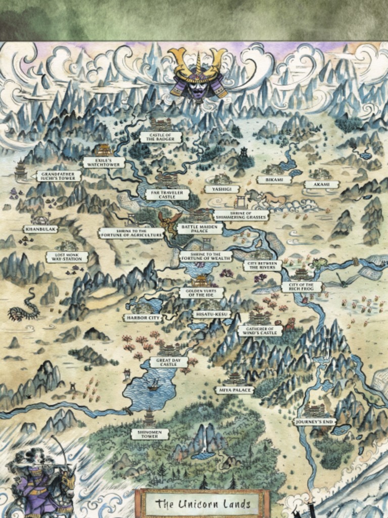 L5R Maps Unicorn-Lands | PDF