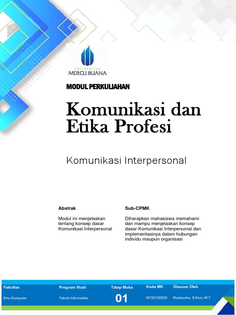2-Kom Etika Profesi (Rushendra) | PDF