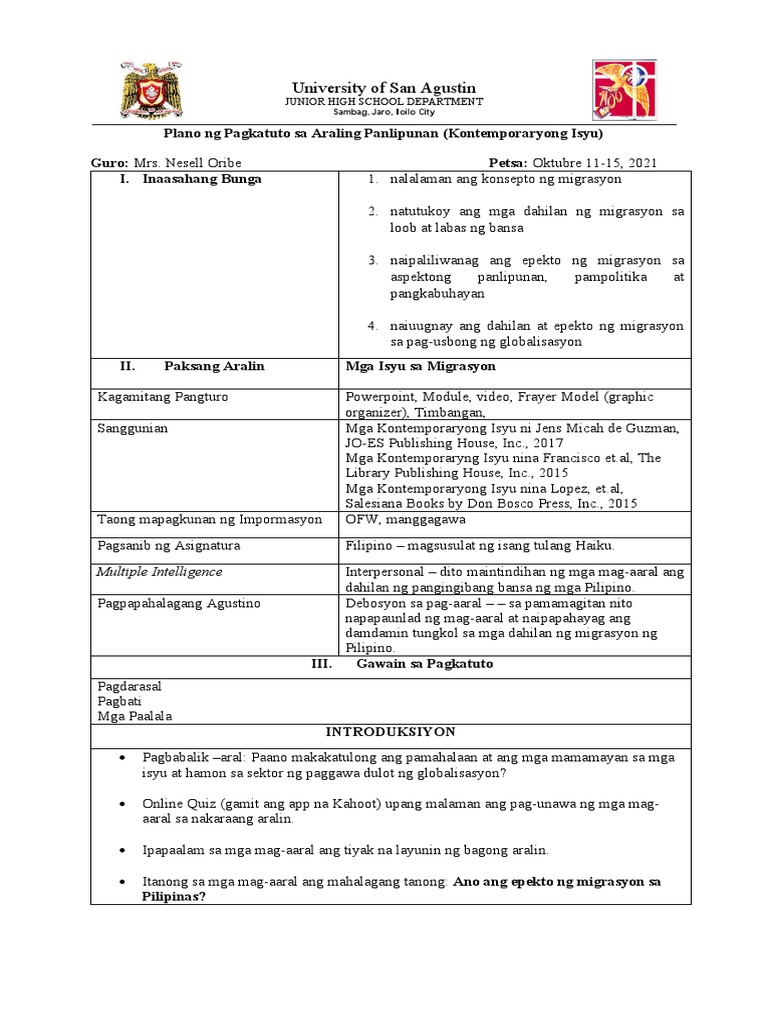 Sample LP For Student Teachers | PDF