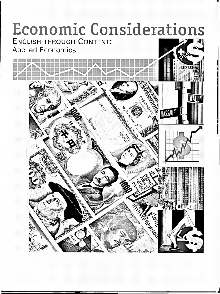Economic Considerations English Through Content Applied Economics | PDF ...