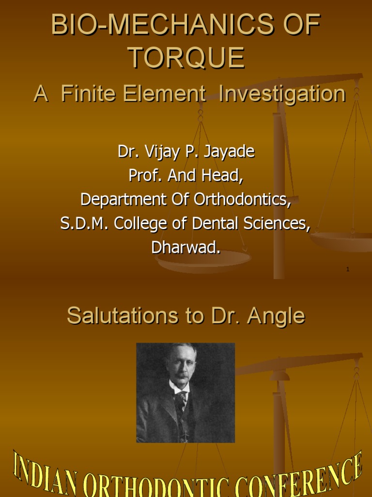 Biomechanics of Torque Control | PDF | Finite Element Method | Orthodontics