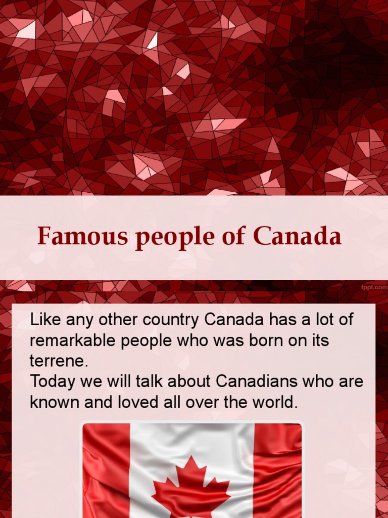 Famous People of Canada | PDF