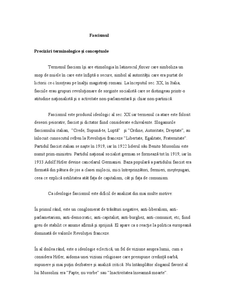 Fascismul | PDF