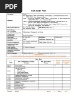 BRC Audit Report | PDF | Audit | Specification (Technical Standard)