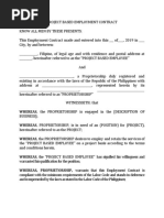 PAKYAW Contract | PDF | Independent Contractor | General Contractor