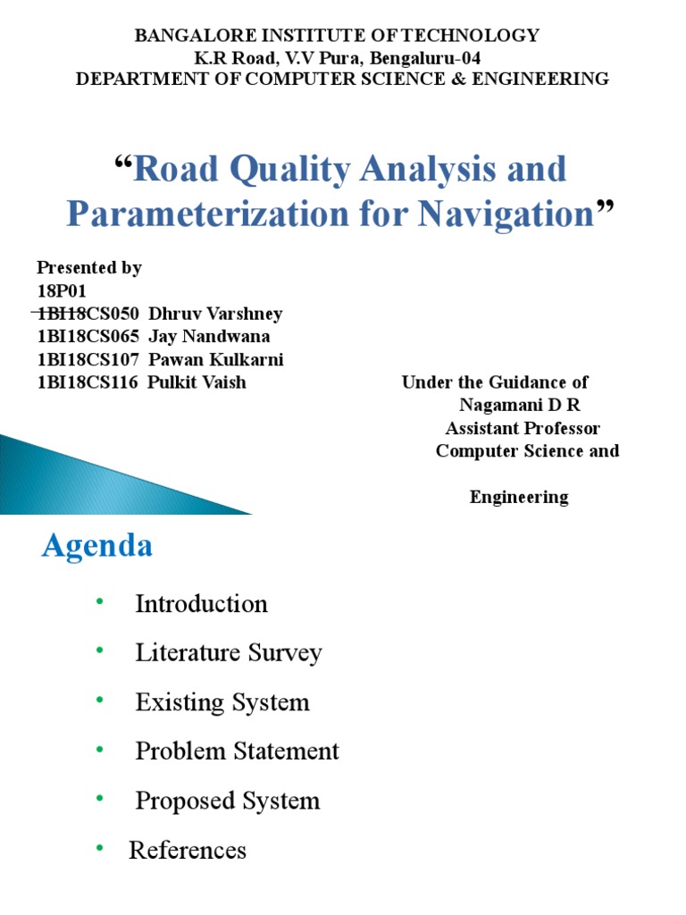 Road Quality Analysis and Parameterization For Navigation | PDF | Machine Learning | Accelerometer