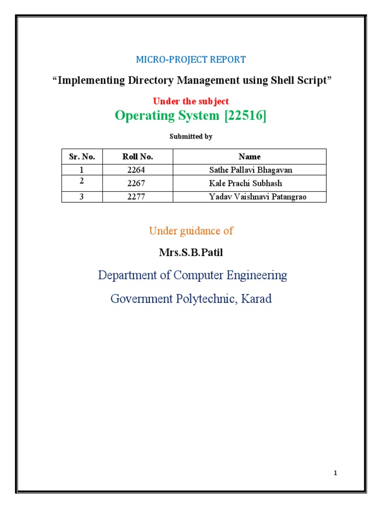 OSY Report | PDF | Shell (Computing) | Operating System