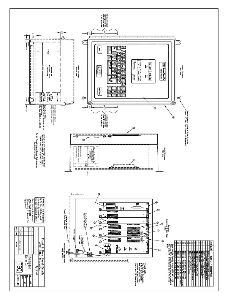 4693 Gross Manual Drawings | PDF