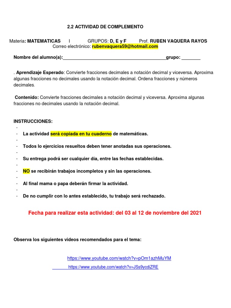 2.2 Actividad de Complemento | PDF