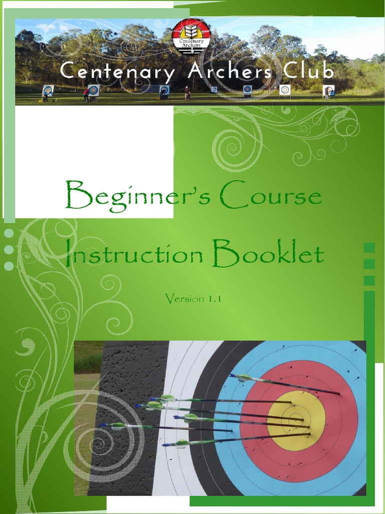 Beginner's Archery Course Guide | PDF | Archery | Bow And Arrow