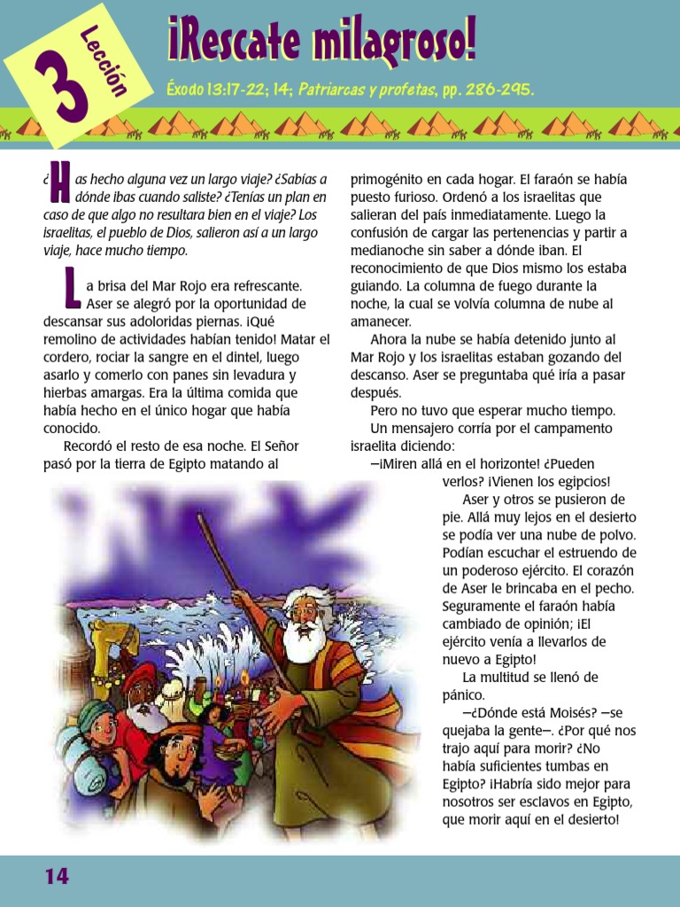 Éxodo 13:17-22 14 Patriarcas y Profetas, Pp. 286-295 | PDF | Moisés ...