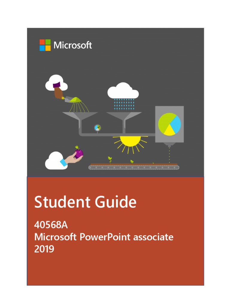 40568a Microsoft Powerpoint Associate 2019 Ebook | PDF | 3 D Computer ...