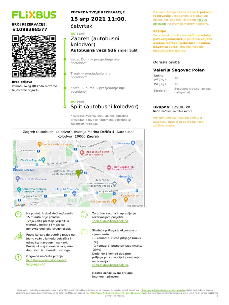 FLIX Ticket 1098398577 | PDF