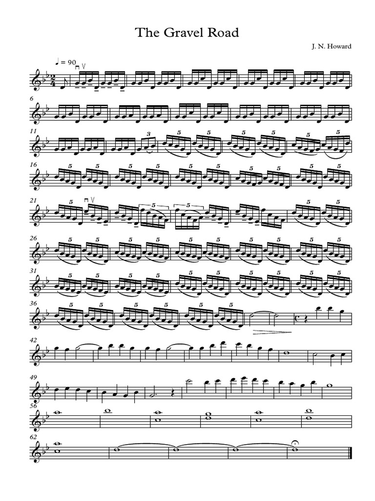 The Gravel Road - Violin Part | PDF | Échecs