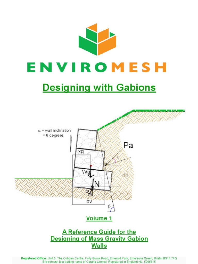 Gabion Design Manual 15-1-10 | Soil