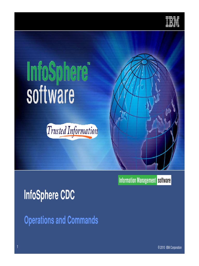 User Manual - IS - CDC - 2 - Operations and Commands (Guia) | PDF | Replication (Computing ...