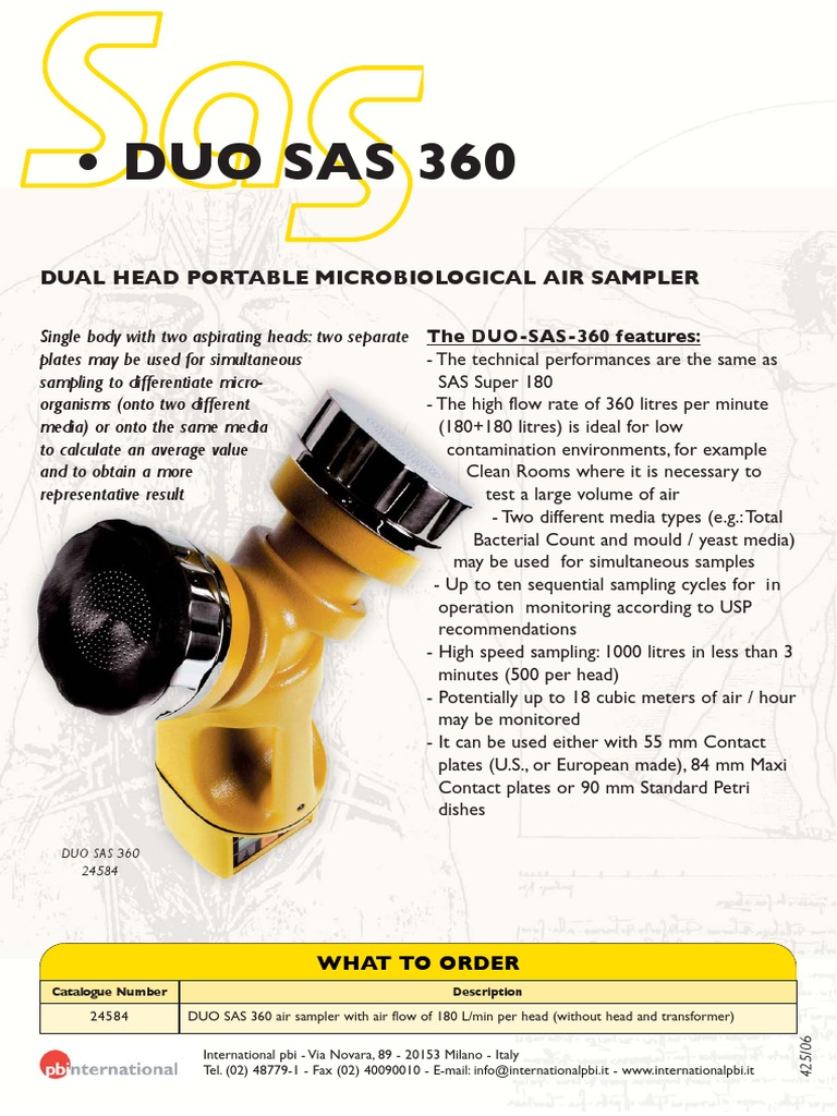 425-06 - Duo Sas 360 - Uk | PDF | Chemistry