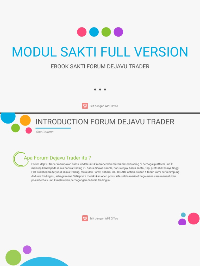 Dejavu Trader | PDF