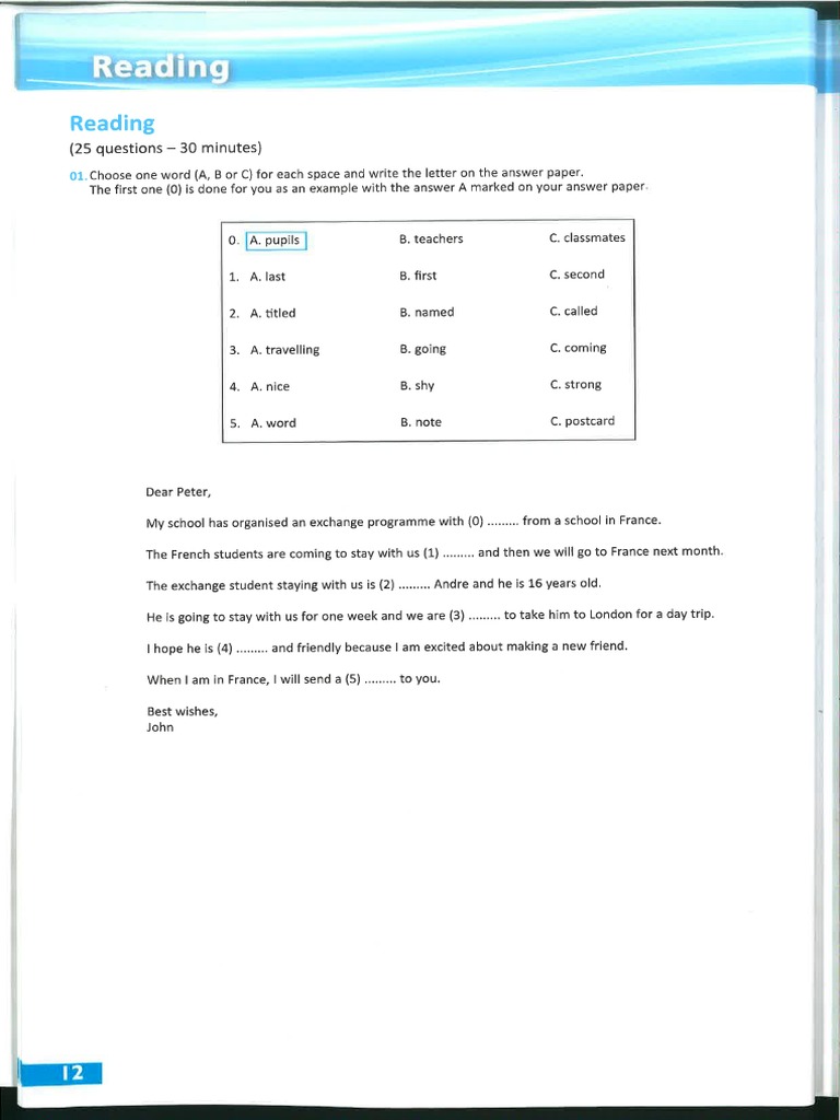 Reading Aptis General | PDF
