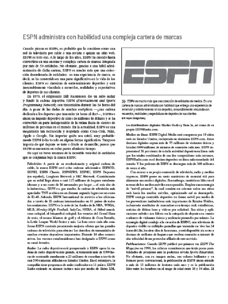 Caso ESPN | PDF