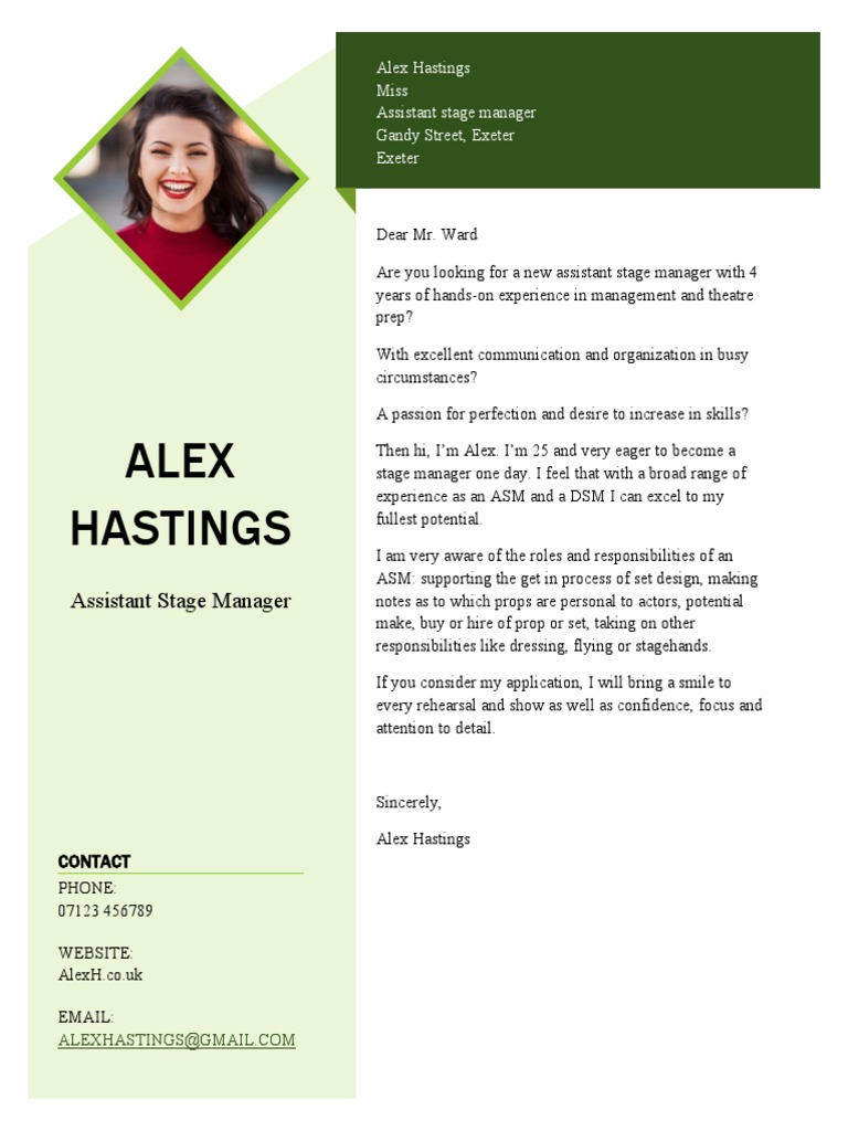 Assistant Stage Manager | PDF