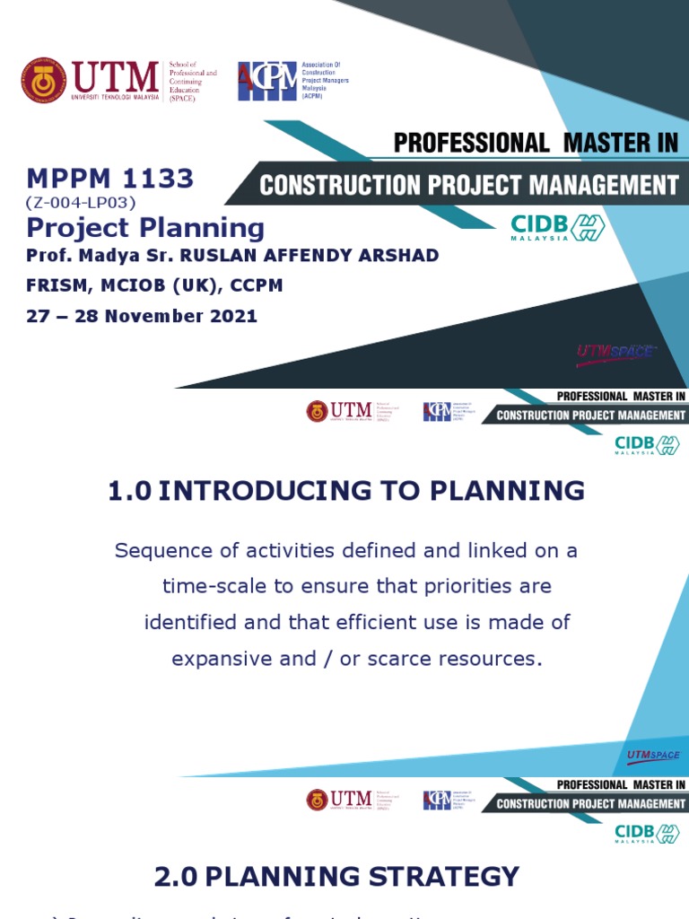 27-28 Nov Nota Project Planning | PDF