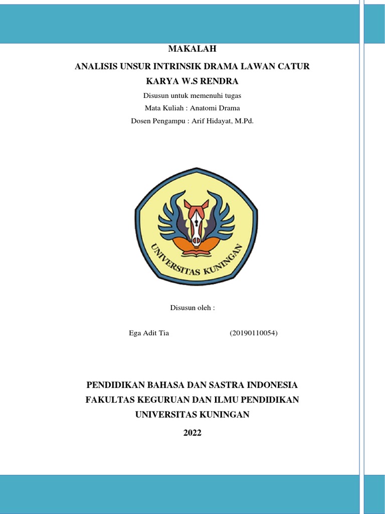 Analisis Unsur Intrinsik Ega Adit Tia | PDF