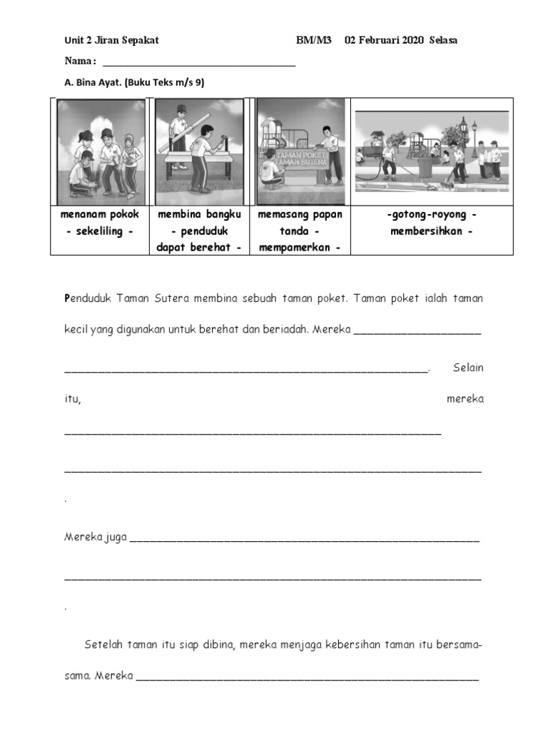 Latihan BM4 Unit 2 | PDF | Sains & Matematika