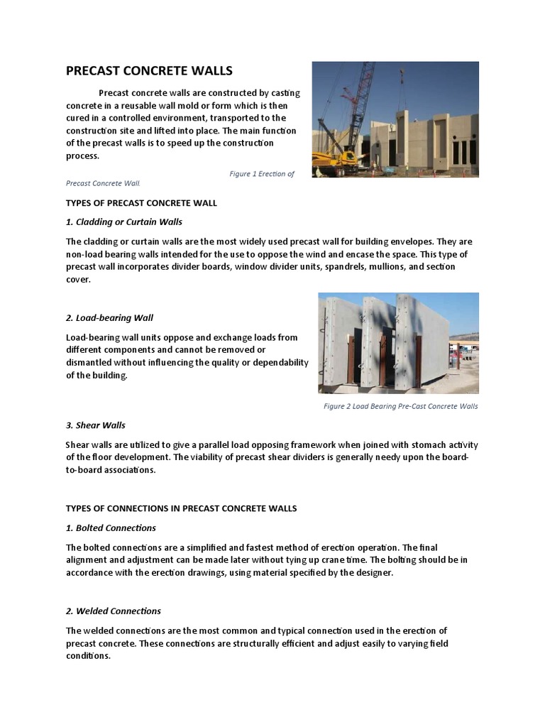 Precast Concrete Walls | PDF | Precast Concrete | Wall