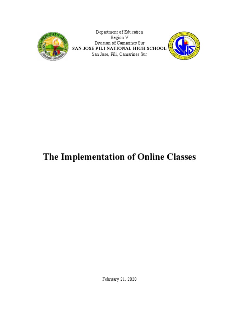Online Class Survey at San Jose Pili | PDF | Survey Methodology ...
