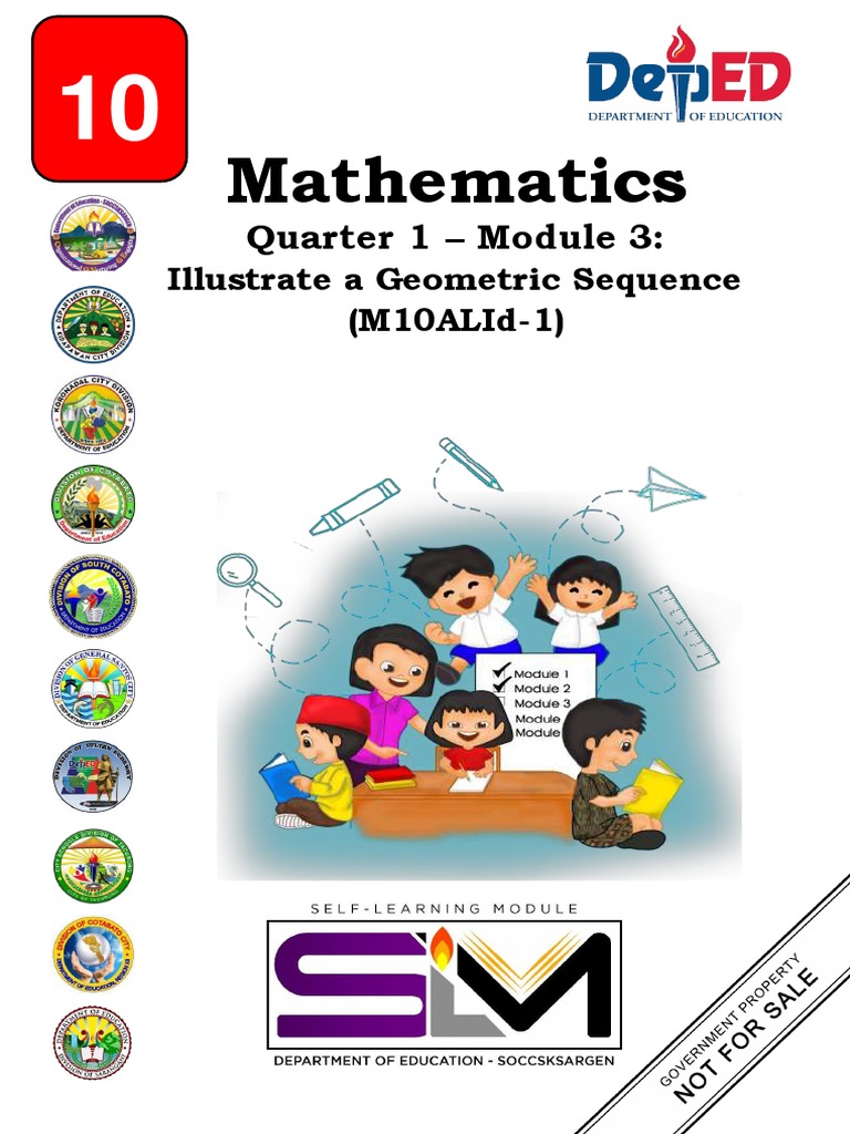 Math10 q1 Mod3of8 Illustrate-A-geometric-sequence v2 | PDF ...